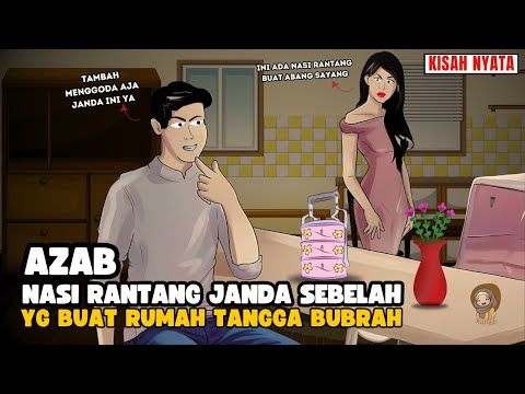 AZAB NASI RANTANG JANDA TETANGGA SBLAH YG BUAT KLUARGA BUBBRAH ||  SINETRON AZAB