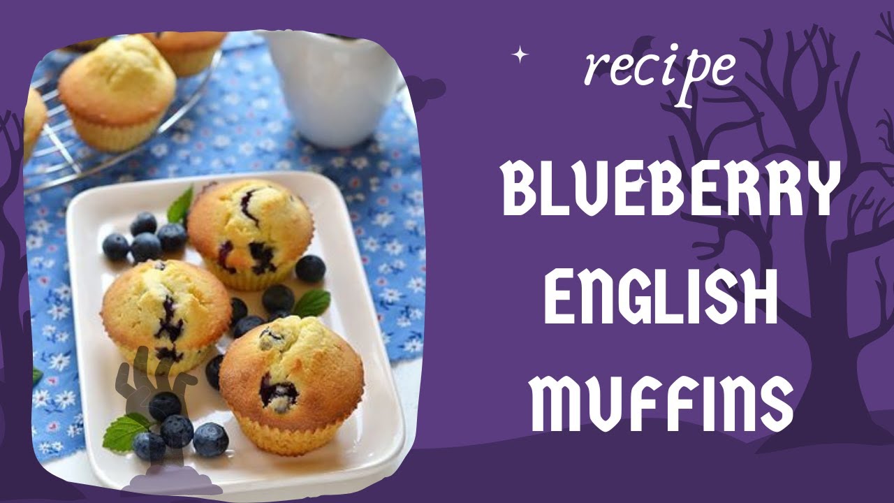 Magical English blueberry muffins made at home #english #baking - YouTube
