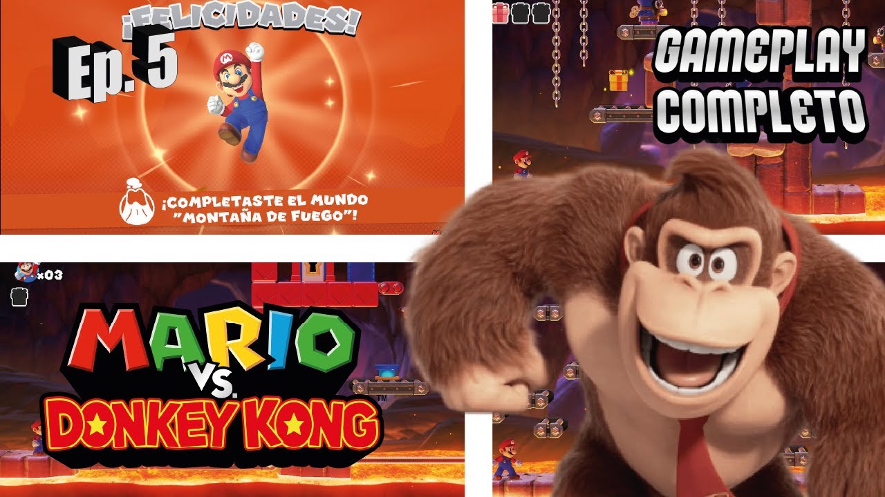 🍌 Nos QUEMAMOS Todo en el Mundo 3 de Mario vs Donkey Kong Remake | Clasico VS Remake | Ep. 5 ...