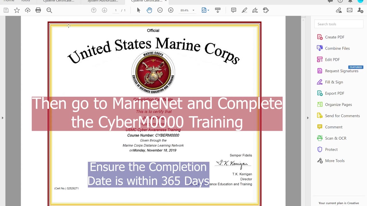 System Authorization Access Request SAAR For Marines - YouTube
