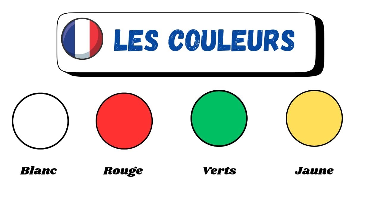 Learn Colors in French | Les Couleurs en Français 🎨 - YouTube