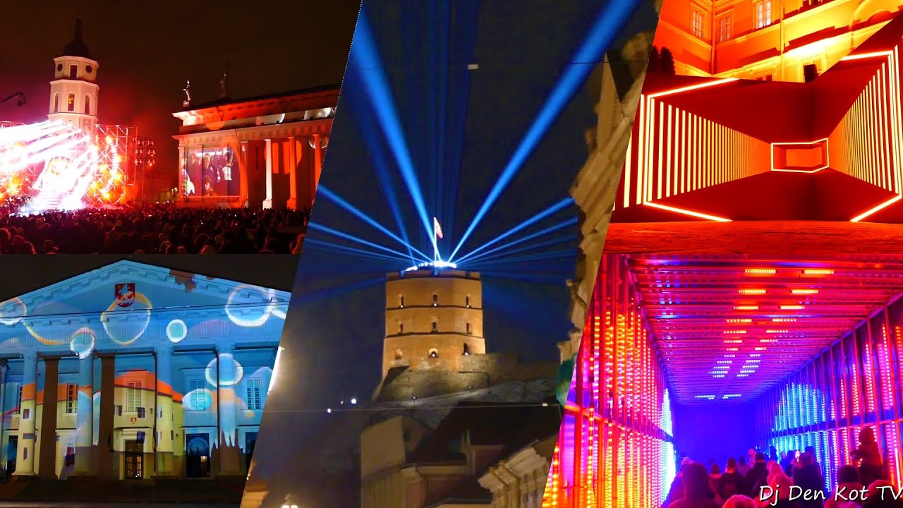 Happy Birthday Vilnius 700 ( Light festival 2023 ) - YouTube