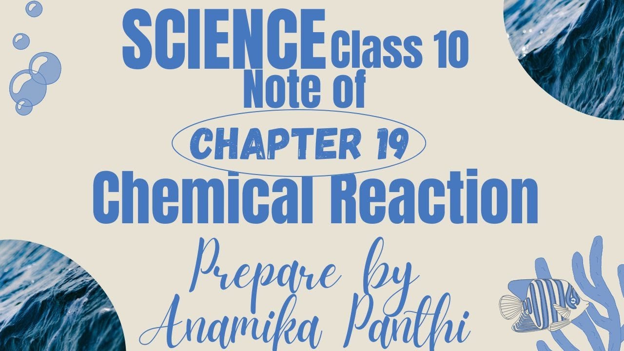 Class 10/Science Chapter-19 Chemical Reaction/#notes #chapter19 # ...