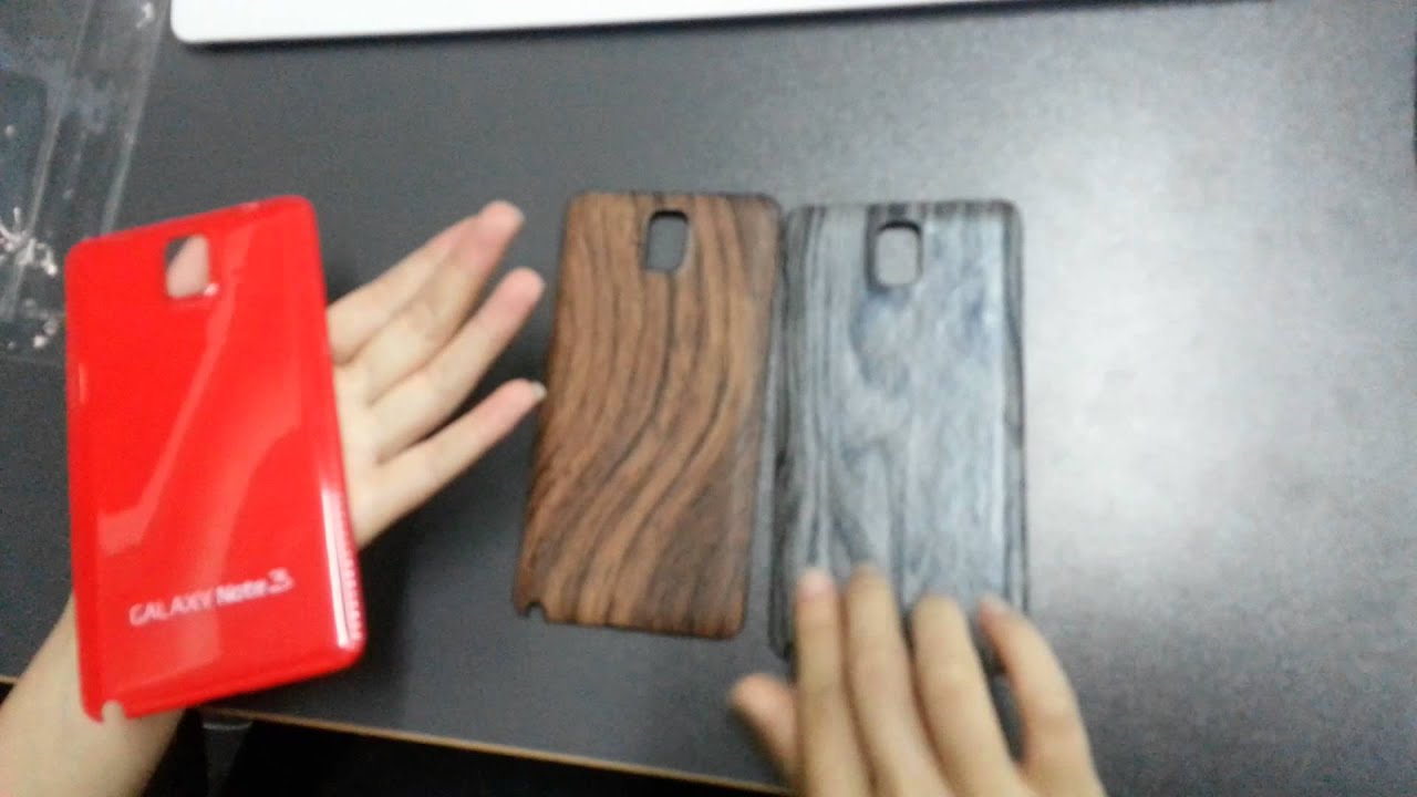 Wooden Pattern Leather Coated Battery Cover for Galaxy Note 3 - YouTube