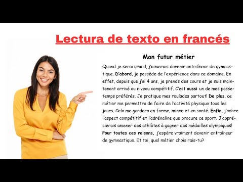 Lectura en francés || Mejora tu comprensión oral y escrita - YouTube
