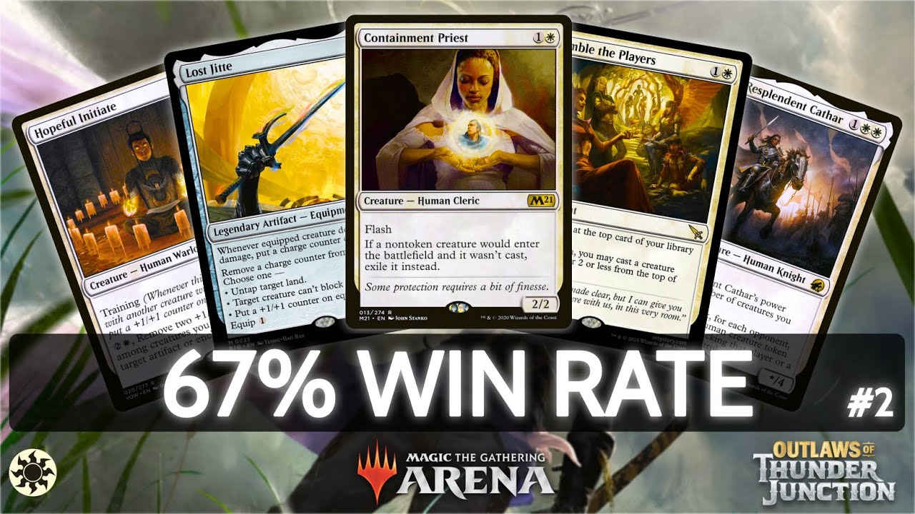 ⚪ Mono White Humans, 67% Win Rate, part 2 | MTG Arena | Explorer | BO3 ...