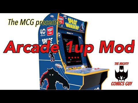 My First Arcade 1up Mod with 800 vertical arcade classics - YouTube