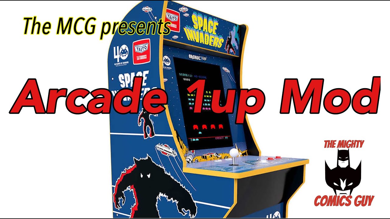 My First Arcade 1up Mod with 800 vertical arcade classics - YouTube