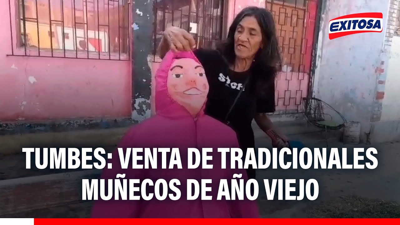 🔴🔵 Tumbes: Venta de tradicionales muñecos de año viejo - YouTube