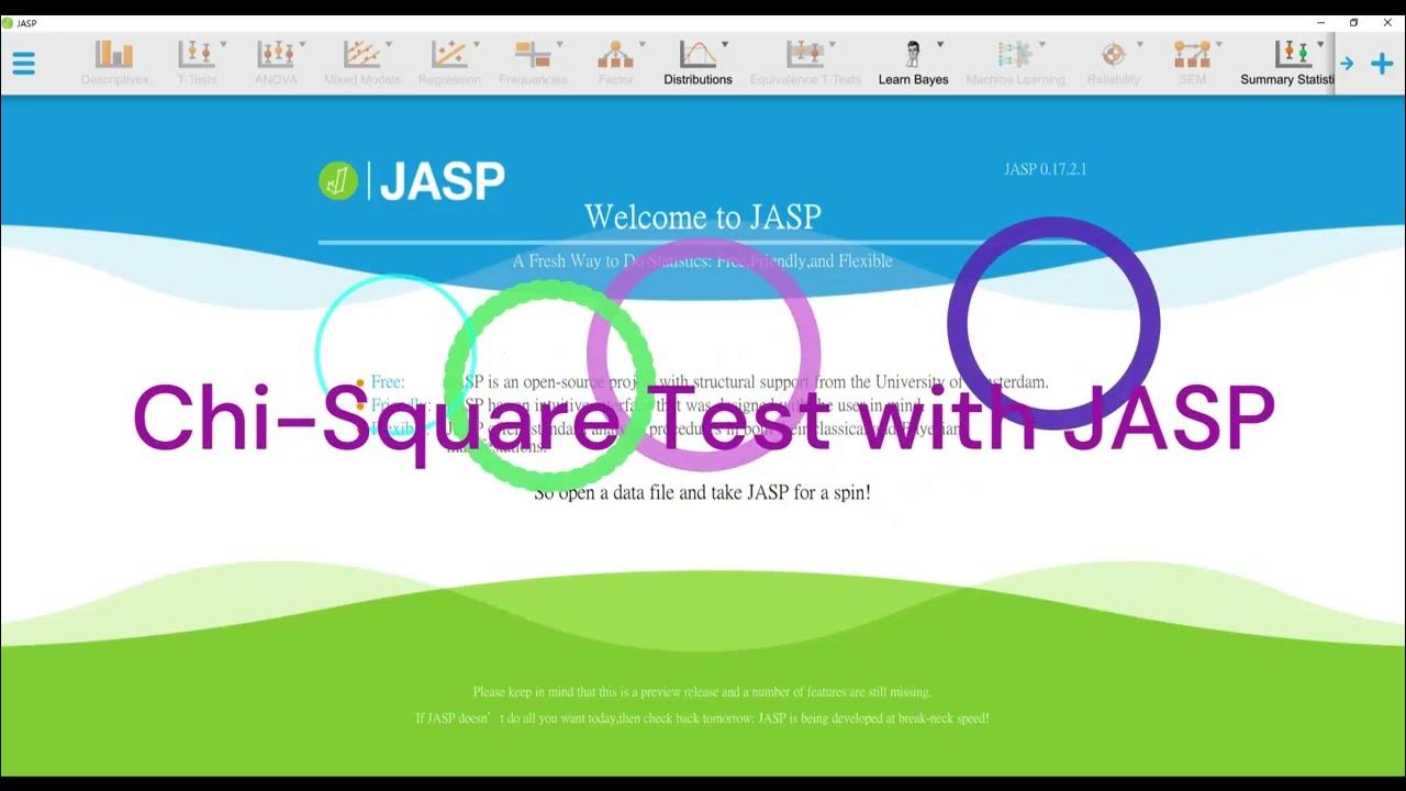 Chi Square Test with JASP - YouTube
