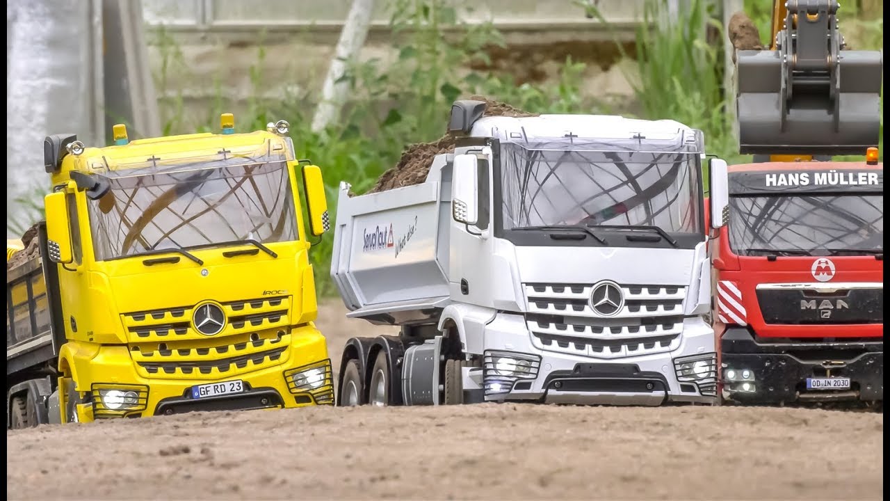 Amazing RC Trucks! Excavators! Excavator! Heavy Transport! - YouTube