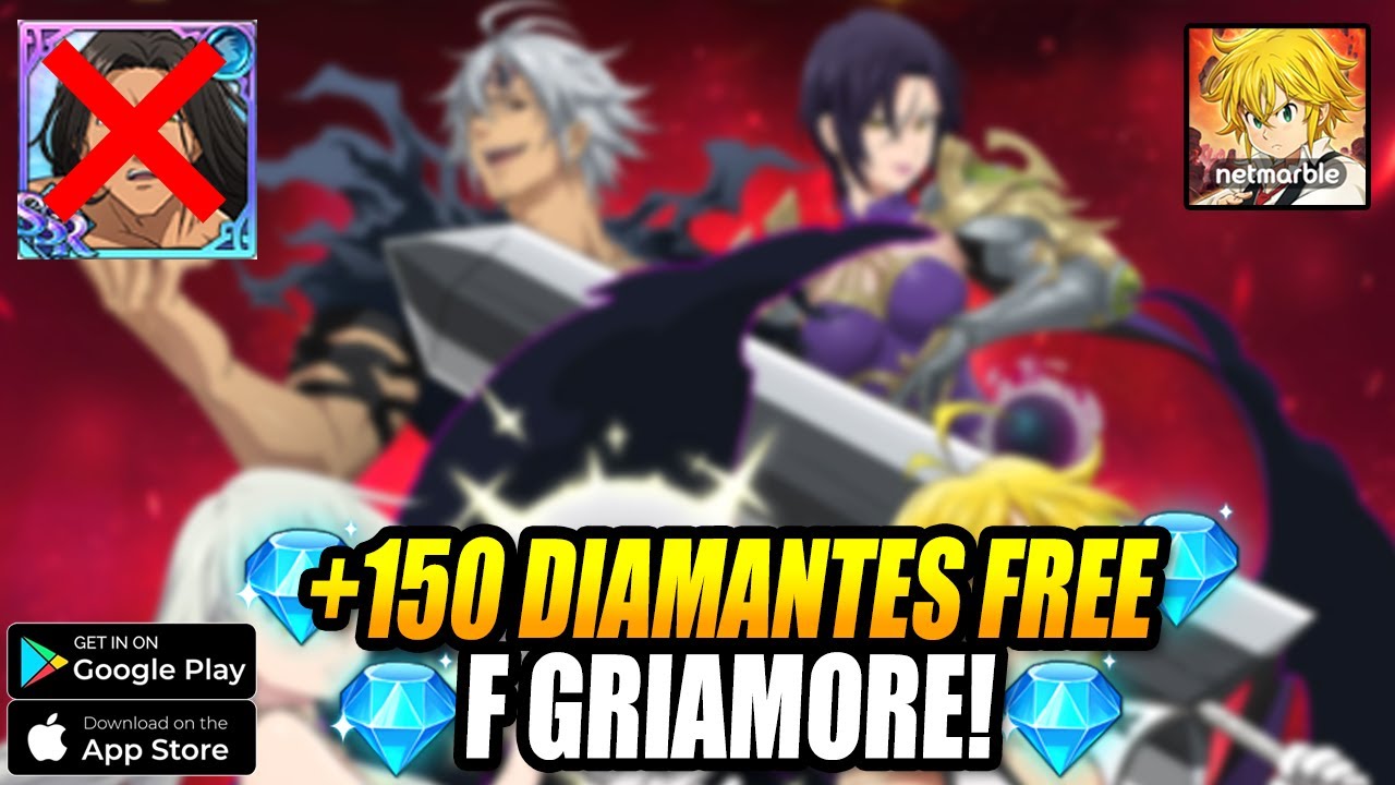 +150 DIAMANTES FREE ATUALIZAÇÃO E O FIM DO DEUS GRIAMORE! | 7Ds Seven ...