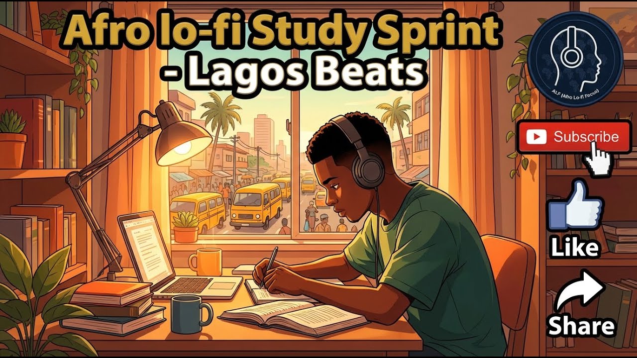25 Minutes Afro lo-fi Study Sprint - Lagos Beats - YouTube