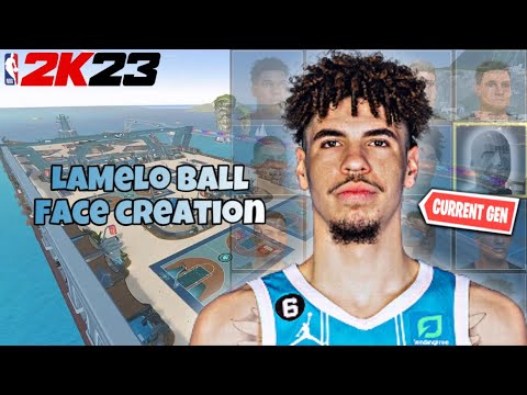 NBA 2K23 Current Gen Best LaMelo Ball Face Creation 🔥 #nba #nba2k # ...