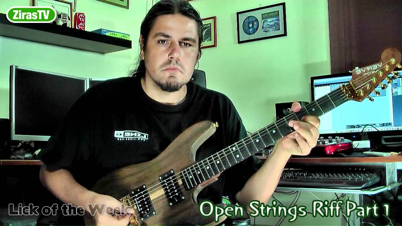 Open String Riff Part 1 | Lick of the Week 93 - YouTube