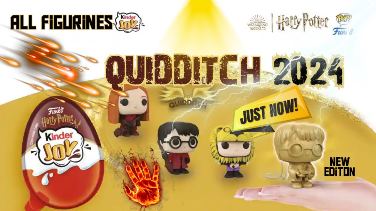 ALL Quiddich Kinder Joy Harry Potter 2024 Series Figures Unboxing 🔮🪄 ...