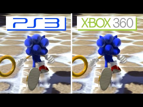Xbox 360 vs. PS3 Face-Off | Sonic Unleashed (2008) Full Graphics Comparison