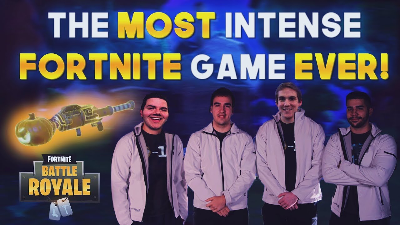 THE MOST INTENSE FORTNITE GAME EVER! (Must watch) - YouTube