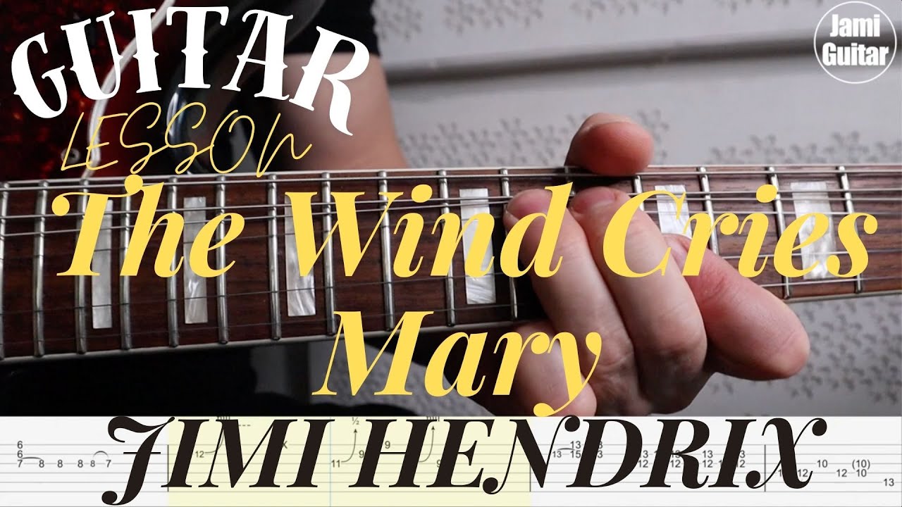 The Wind Cries Mary - Jimi Hendrix - Guitar Lesson - YouTube