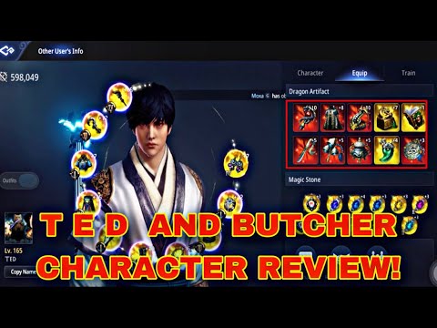 MIR4-TED ROAD TO 600K PS | TED AND BUTCHER CHARACTER REVIEW - YouTube