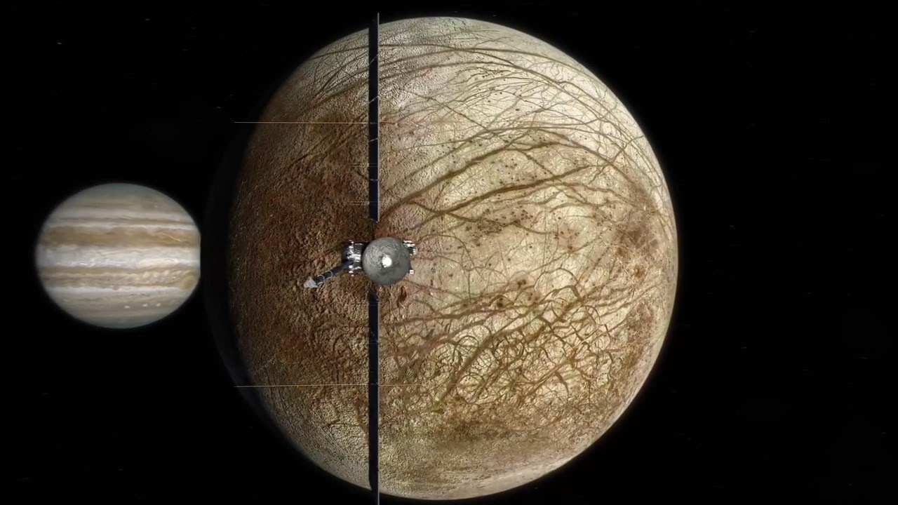 NASA’s Europa Clipper Mission Animations - YouTube