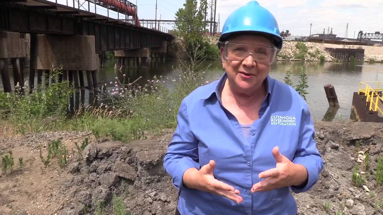 The spot where the Cuyahoga River burned in 1969 - YouTube