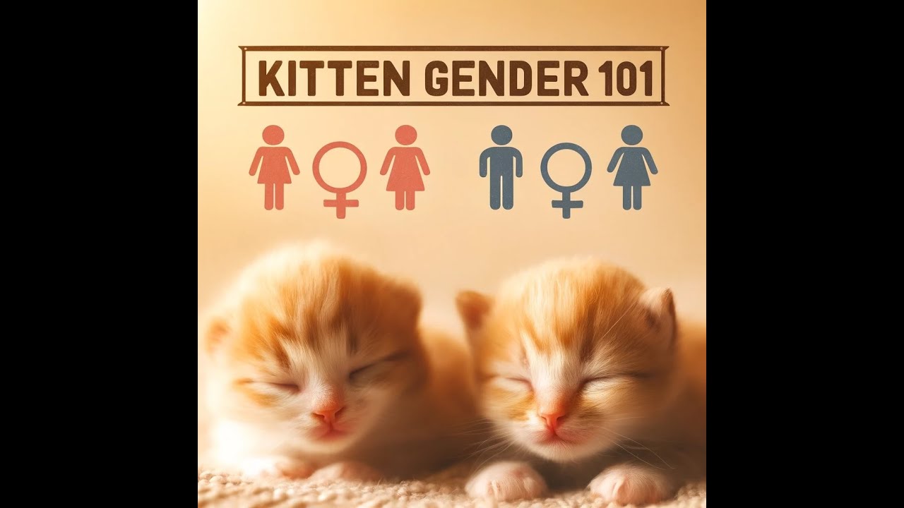 Kitten Gender 101 Identifying Newborn Kittens - YouTube