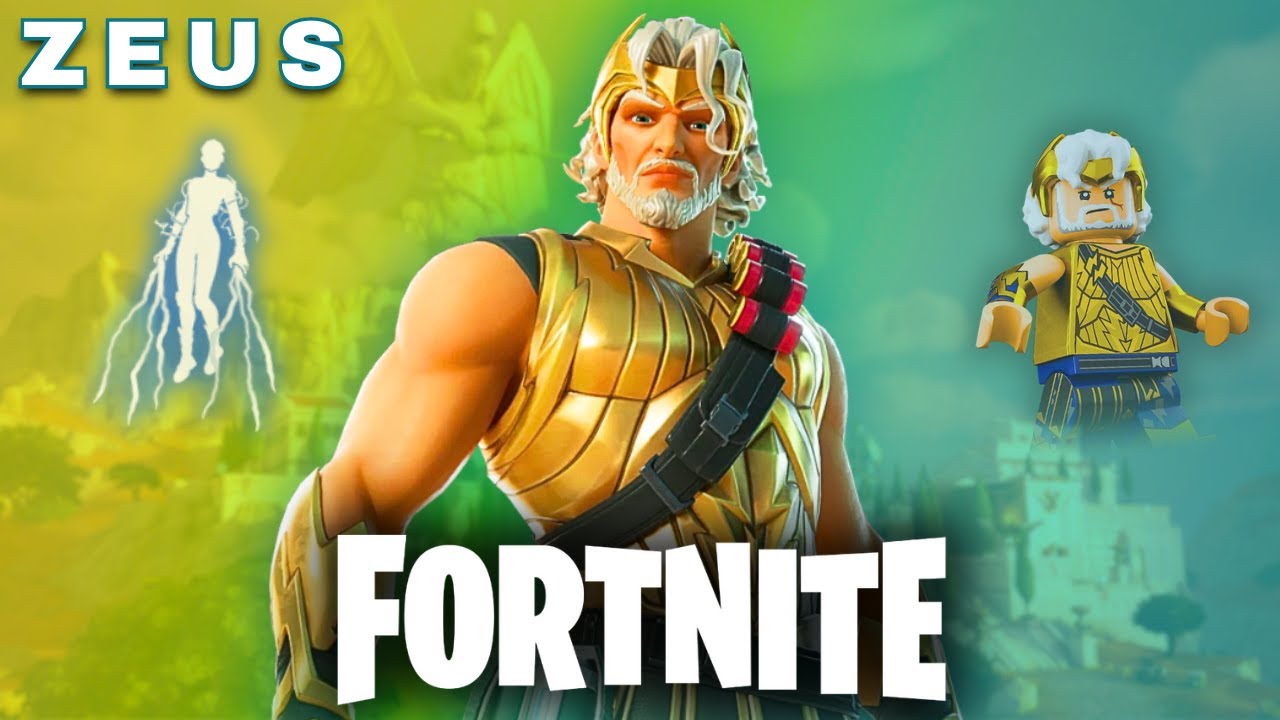 🌩Skin "ZEUS" w Fortnite (Przegląd + Gameplay) - YouTube