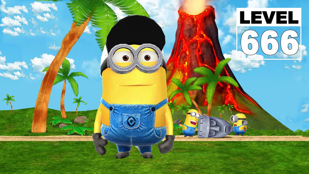 Despicable Me: Minion Rush The Volcano Island Lvl 666 - Referee Minion ...