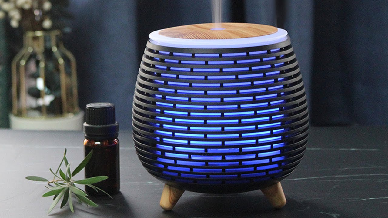 Wood Aromatherapy Diffuser by Lasting Naturals - YouTube