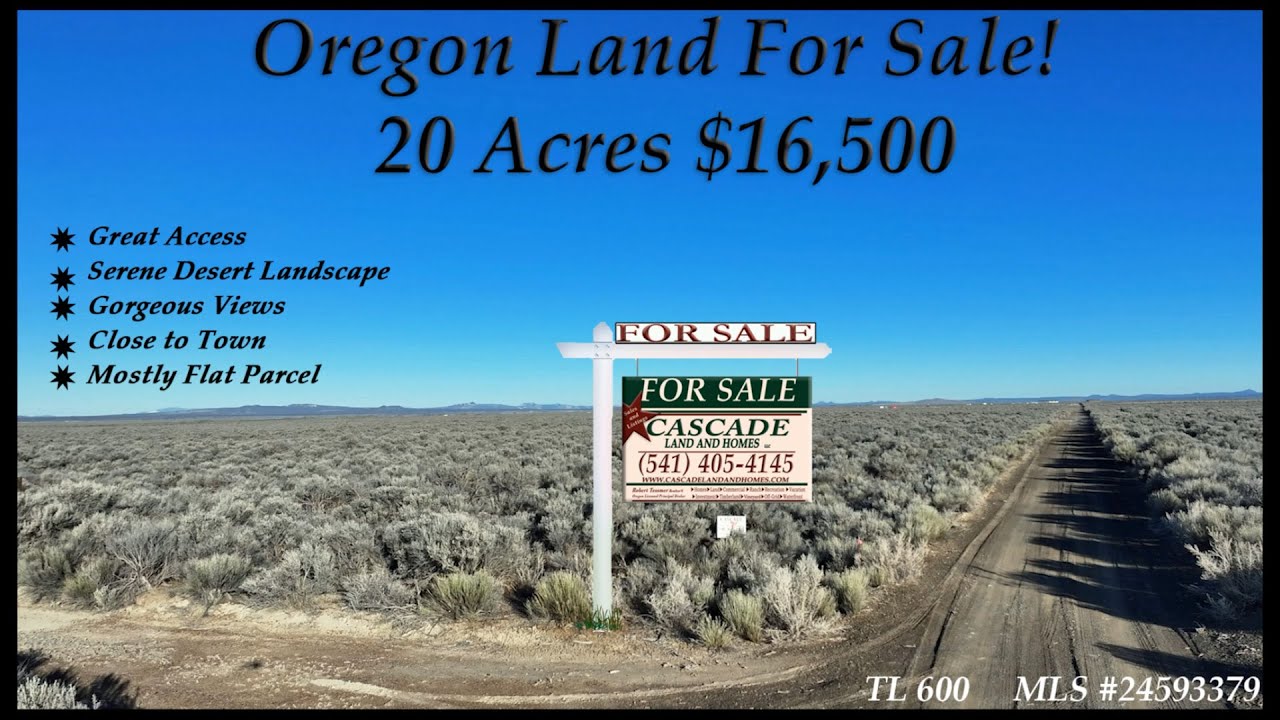 Oregon Land For Sale! 20 Acres~$16.5K!, Great Bug-Out/Camping Property ...