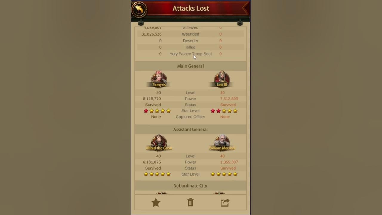 Evony: Battle Report Analysis C1 8th All Stars Prelims Battlefield - YouTube