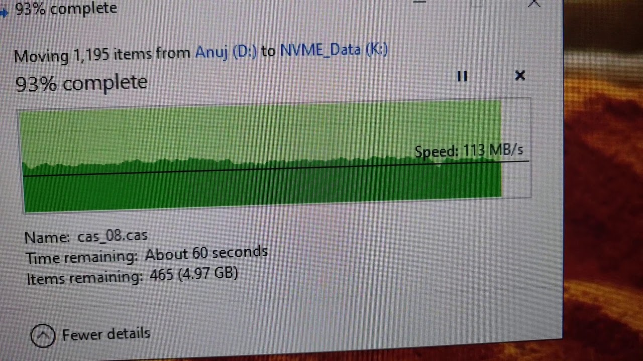 Speed of M.2 nvme SSD, Copying from HDD to SSD speed - YouTube