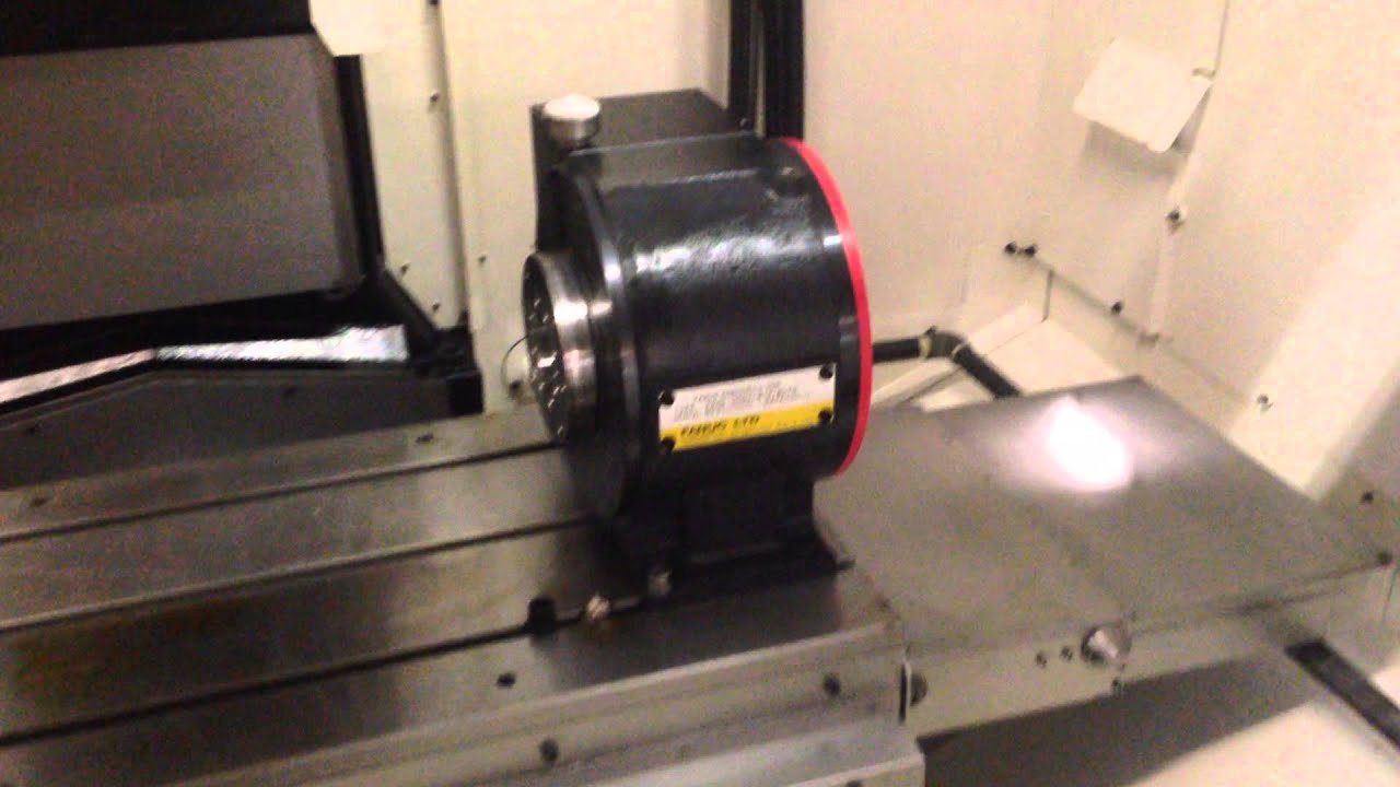 VERTICAL MACHINING CENTER "FANUC" ROBODRILL ALPHA T21 i Fla - YouTube