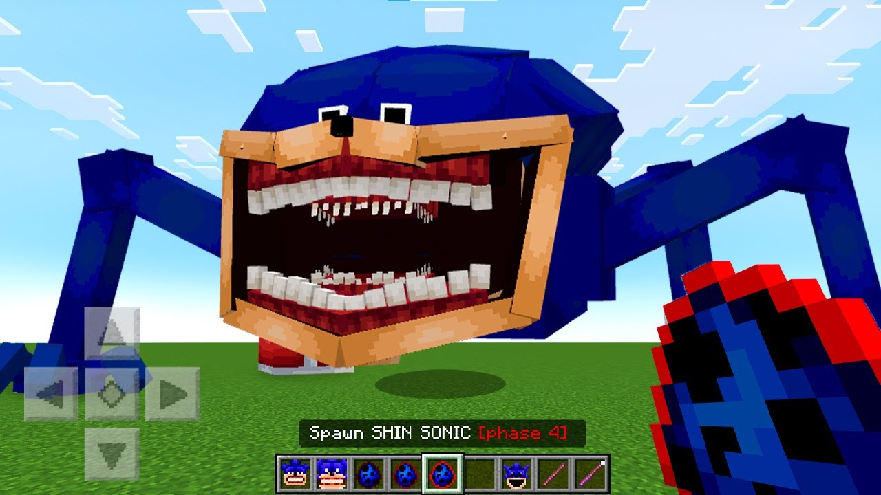 NEW Shin Sonic MOD UPDATE in MINECRAFT PE - YouTube