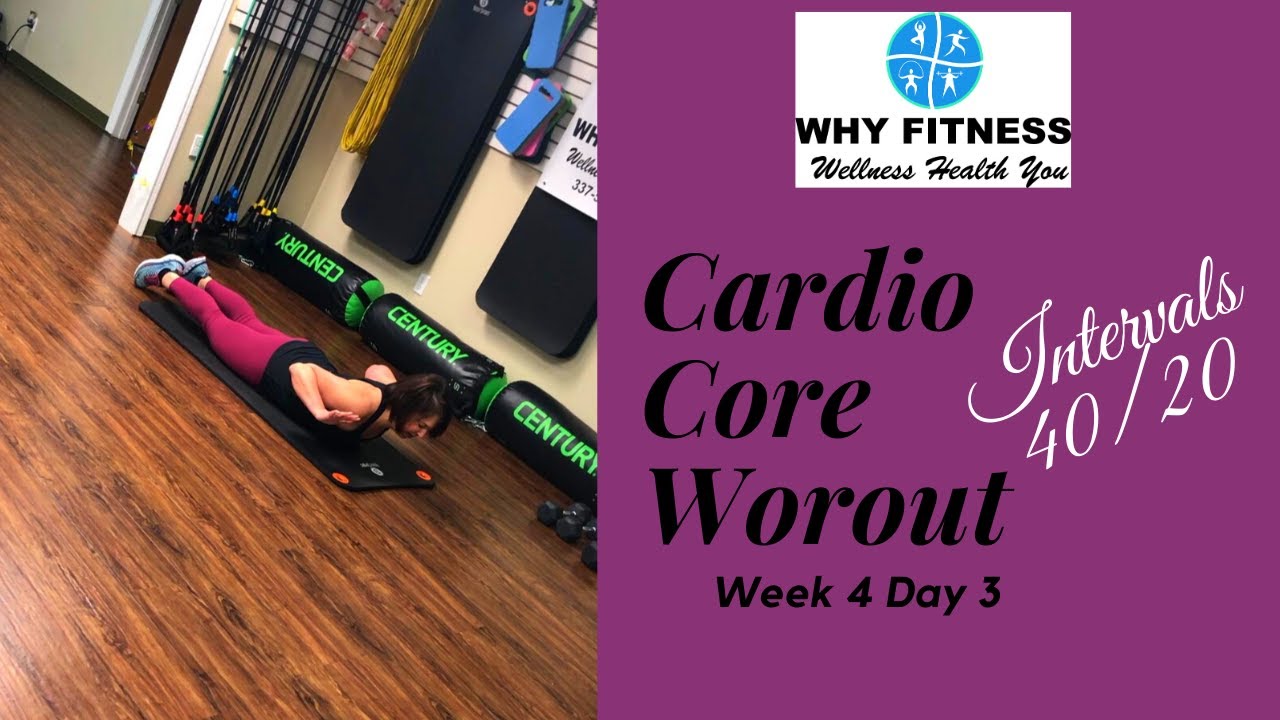 Cardio Core Week 4 Day 3 - YouTube