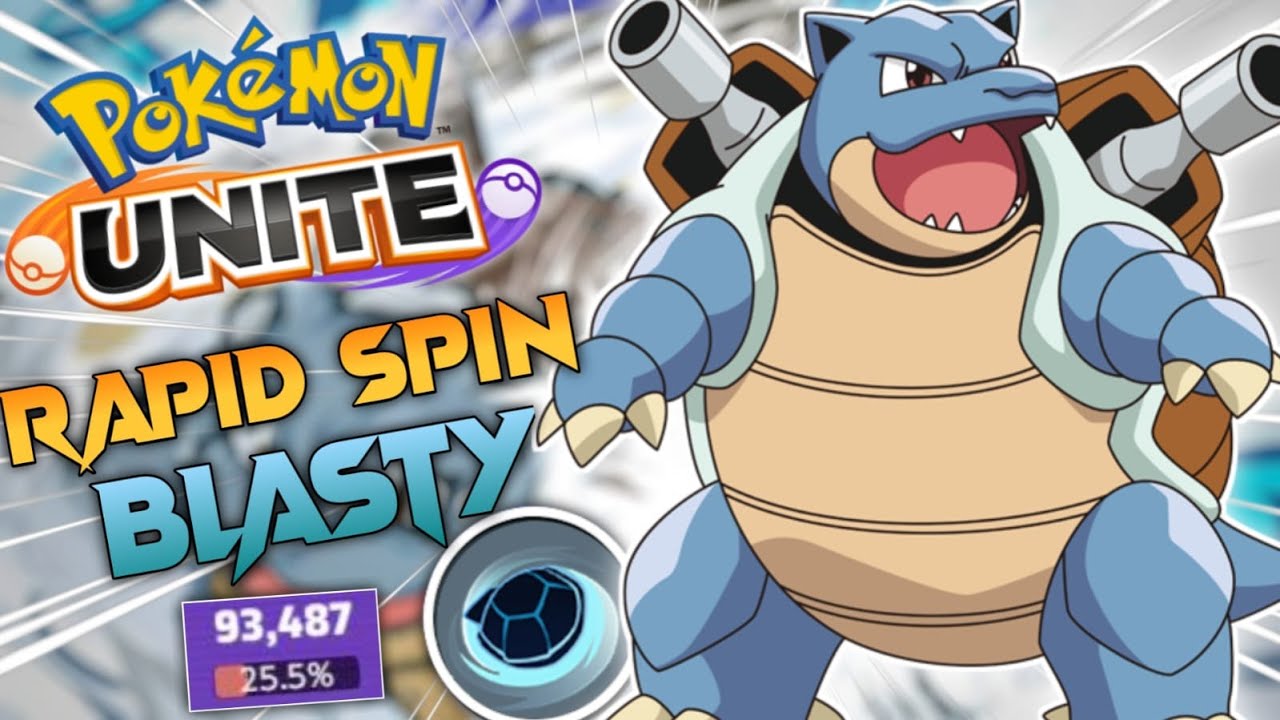 Rapid Spin Blastoise Isn't Too Bad For The Current META | Pokemon Unite ...