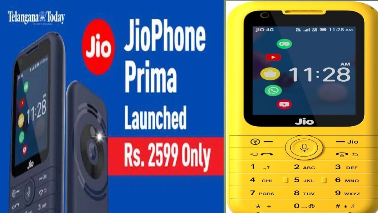 jio phone prima 4g जियो फोन 4g पराईमा جیو فون 4جی پرائما - YouTube