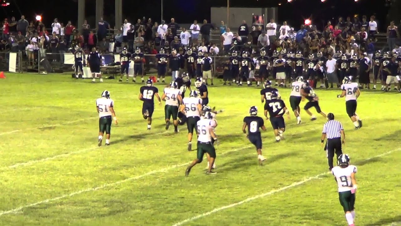 Drew McDurmin #64 Aiea vs Waianae Offensive Lineman 2012 - YouTube