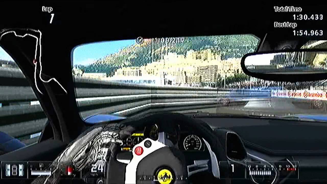 GT5 fast lap cote d'azur Ferrari 458 Italia - YouTube
