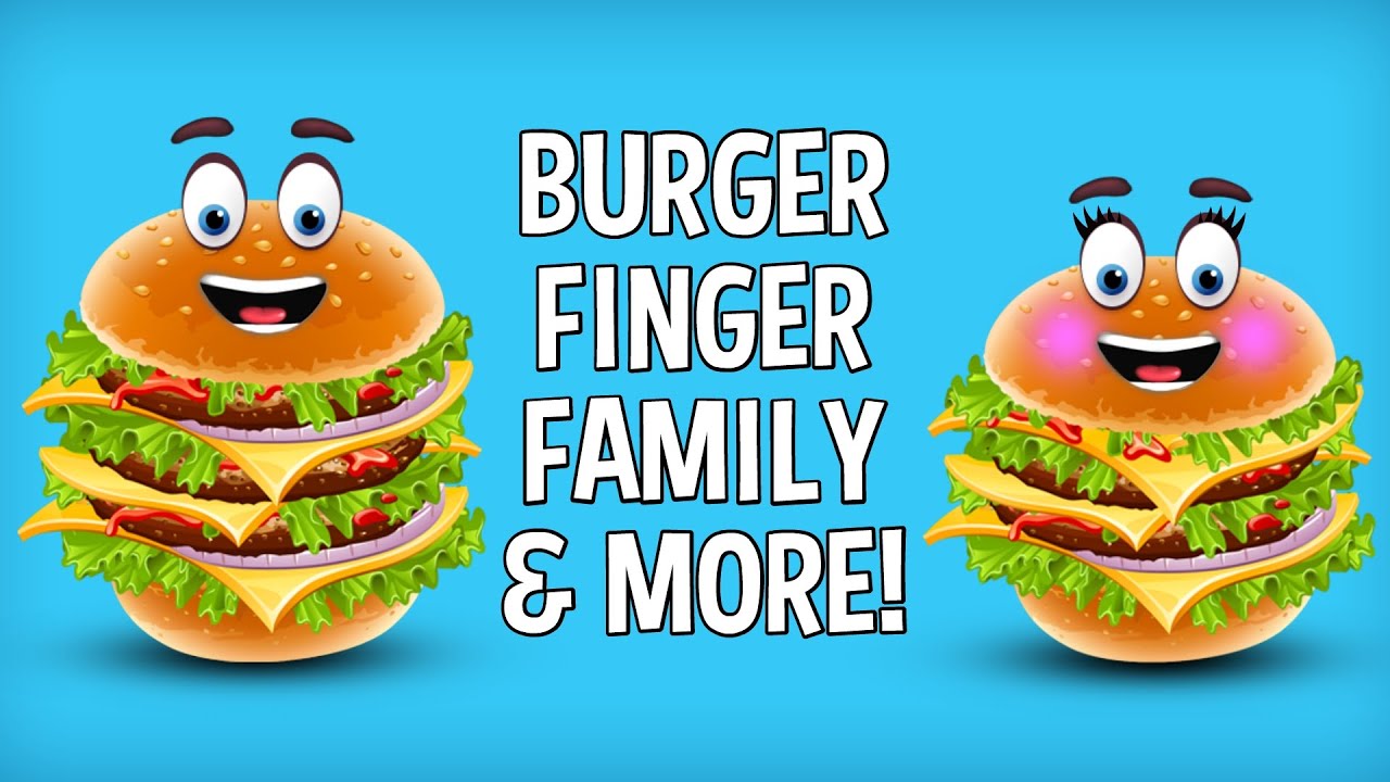 Burger Finger Family Collection | Top 10 Finger Family Collection ...
