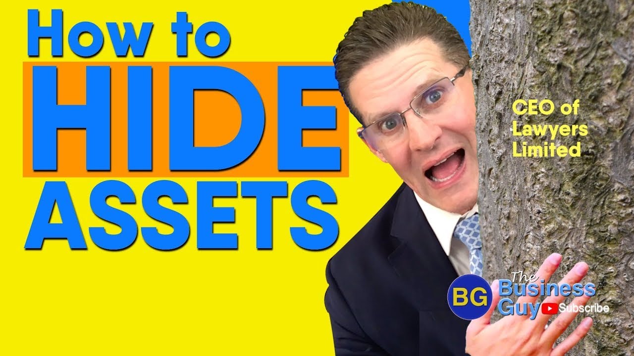 How to Hide Assets from Creditors, Divorce, and Lawsuits - YouTube