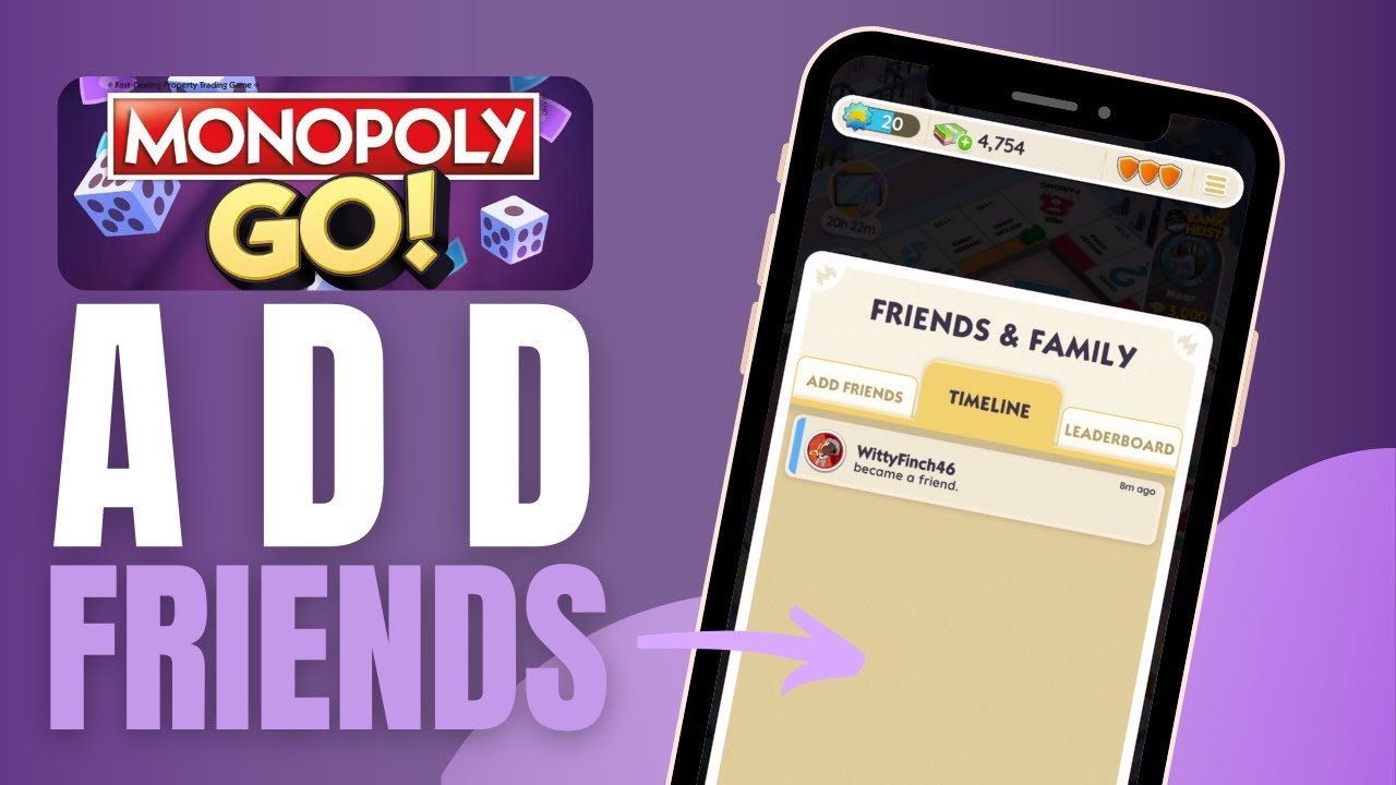 How To Add Friends In Monopoly Go (Step By Step) - YouTube