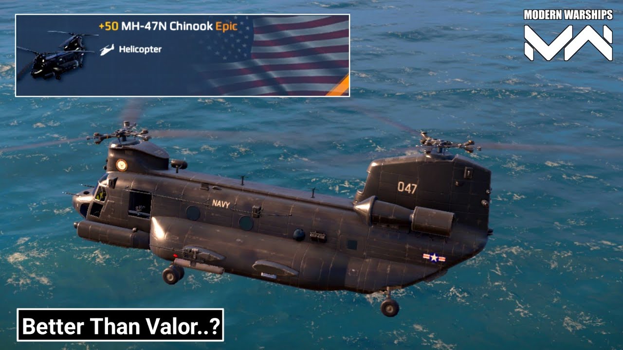 MH-47N Chinook - Full Review & Damage Test - Modern Warships Alpha Test ...