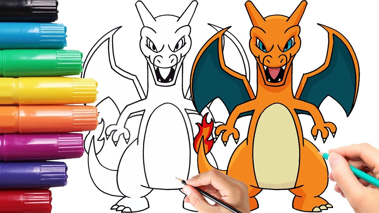 How To Draw Charizard | Pokemon - YouTube