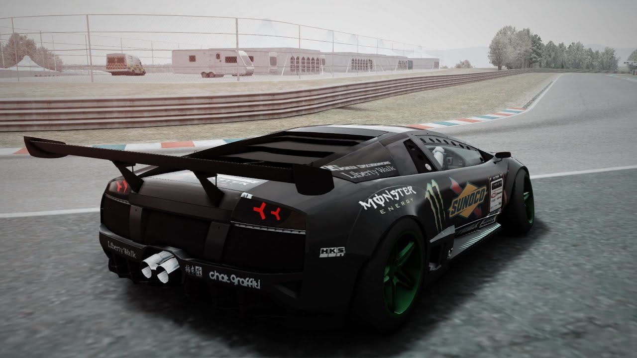 [LFS] Lamborghini Murcielago Liberty Walk D1GP - YouTube
