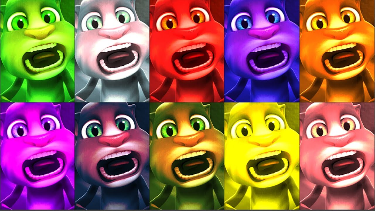 Learn Colors With My Talking Tom Educational Animation Cartoon Video ...