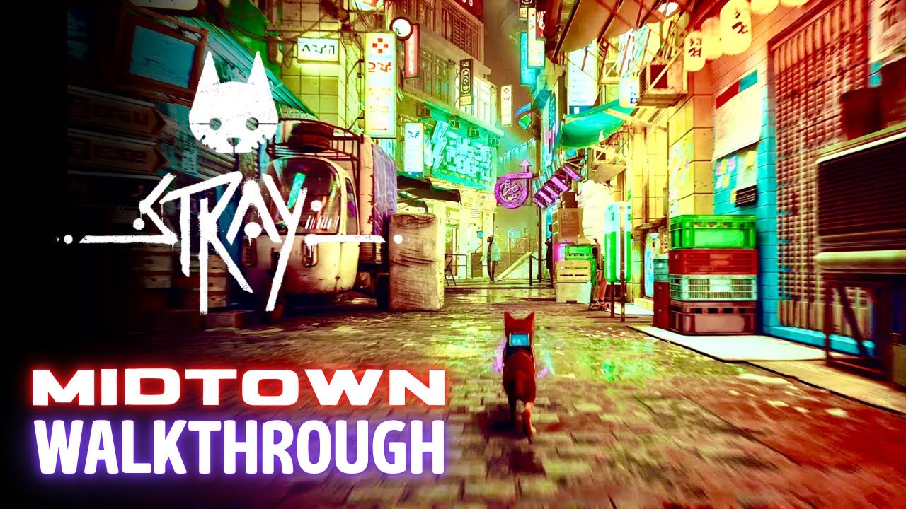 STRAY PS5 - Midtown Walkthrough (Blazer’s Worker Jacket & Worker Helmet ...