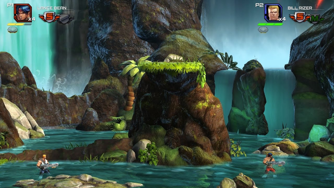 CONTRA TWO PLAYER GAMEPLAY #contraoperationgaluga #pcgaming #pcgamer # ...