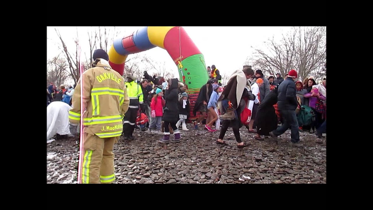 Oakvilles Polar Bear Dip First Wave Courage Brothers Canada 2014